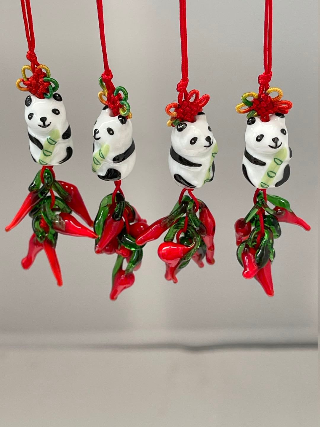 Good Luck Panda Chili Pepper Charm - Etsy