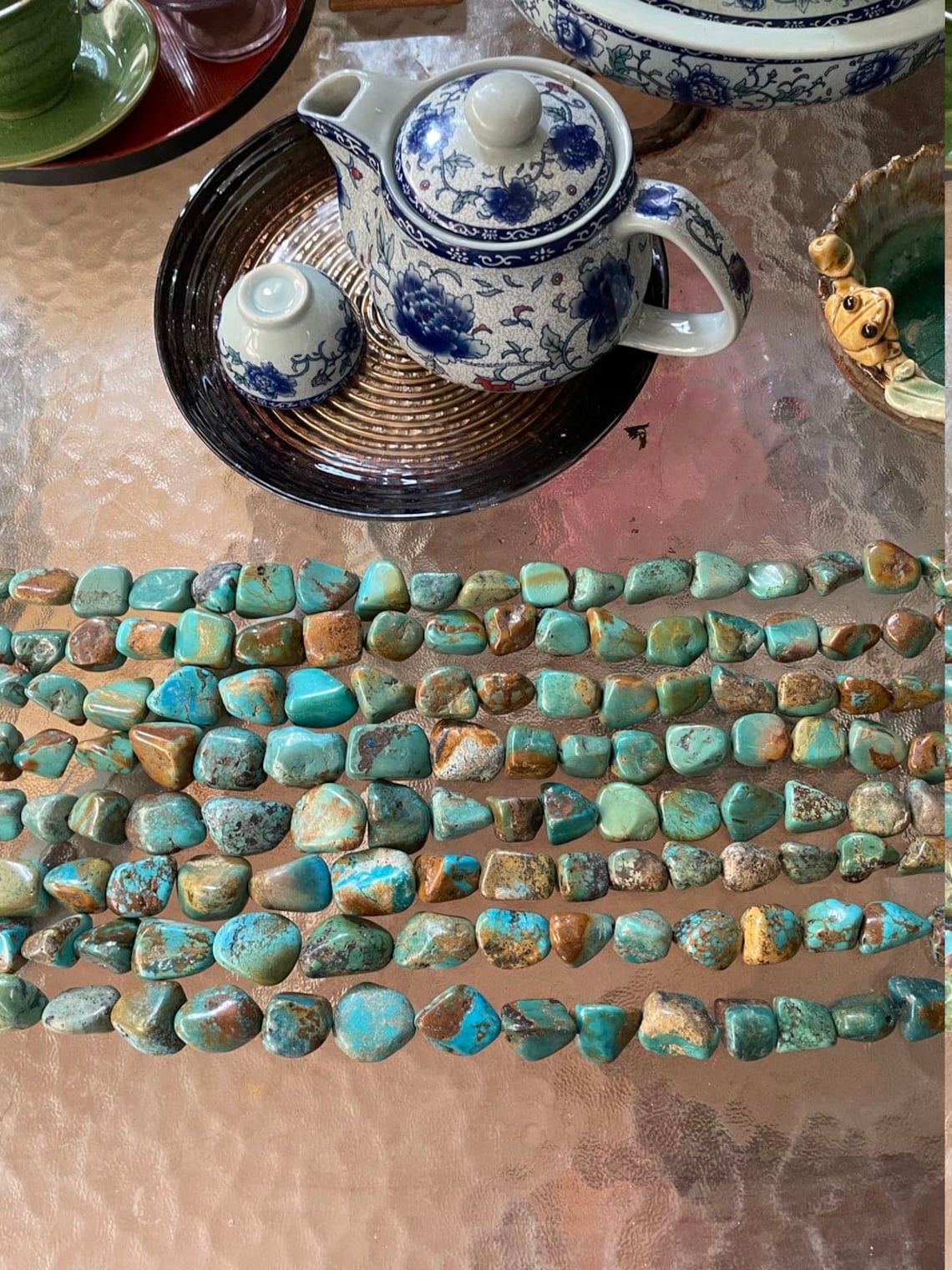 Genuine Chunky Turquoise Necklace | Etsy