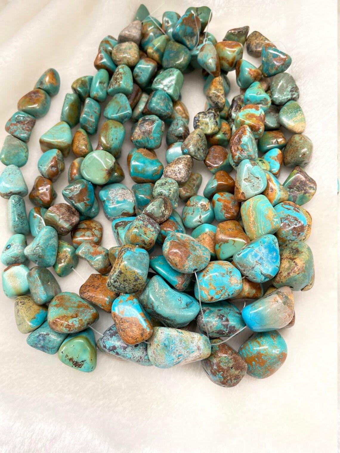 Genuine Chunky Turquoise Necklace | Etsy