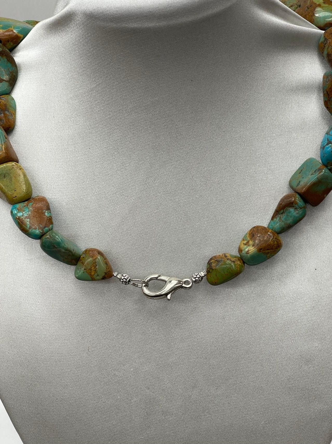 Genuine Chunky Turquoise Necklace - Etsy