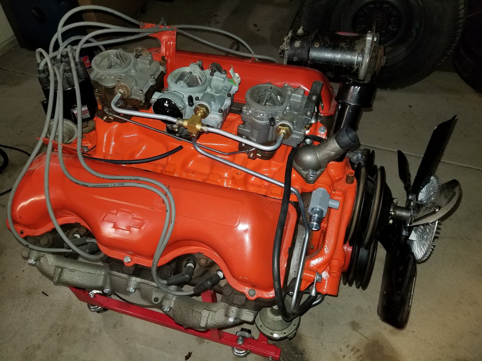 Chevy 348 Engine With Accessories, Numbers Matching - Etsy