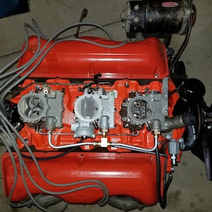 Chevy 348 Engine With Accessories, Numbers Matching - Etsy UK