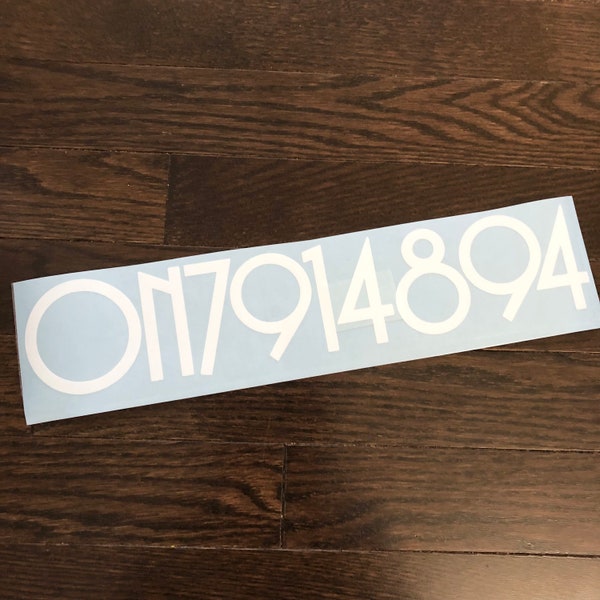 Kayak Name Sticker - Etsy