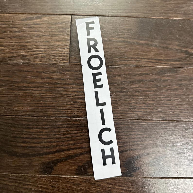 Vertical Vinyl Stickers, Vertical Vinyl Decals, Vertical Lettering ...