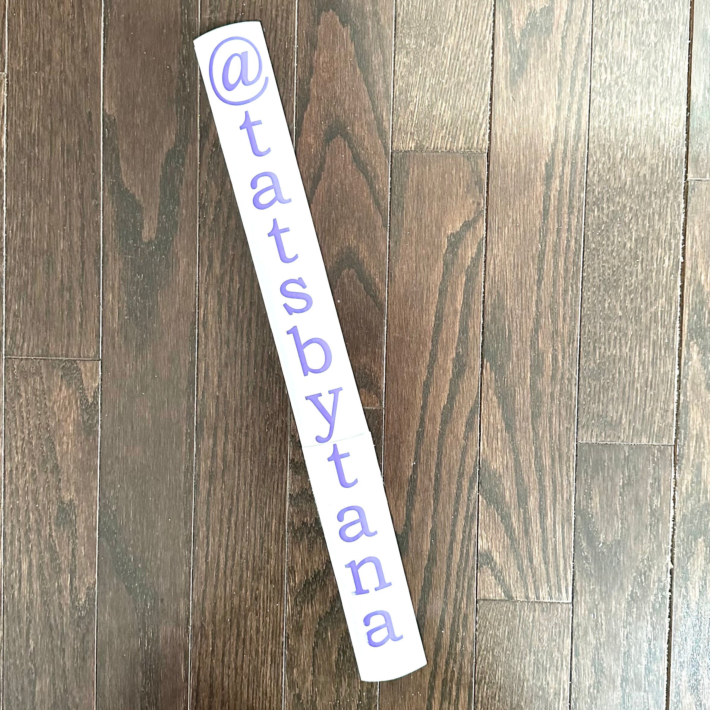 Vertical Vinyl Stickers, Vertical Vinyl Decals, Vertical Lettering ...