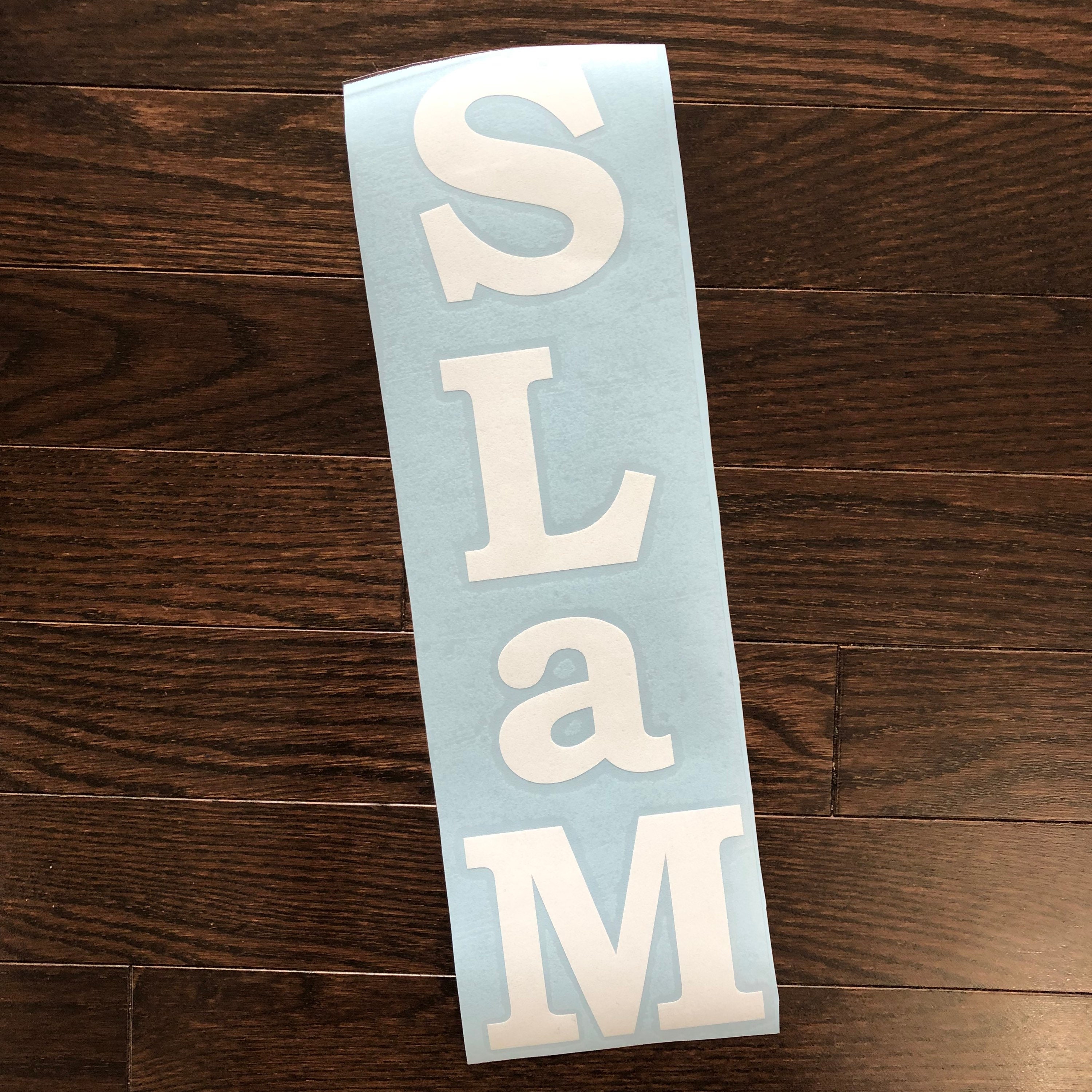 Vertical Vinyl Stickers, Vertical Vinyl Decals, Vertical Lettering ...