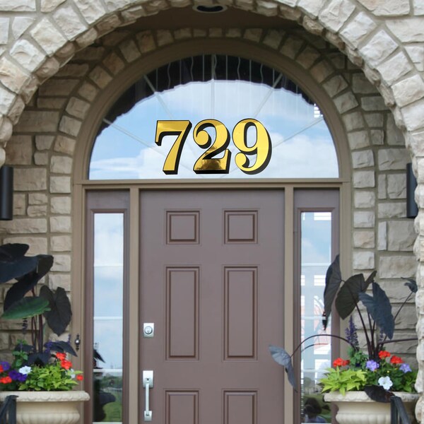 Transom Window Address Numbers - Etsy