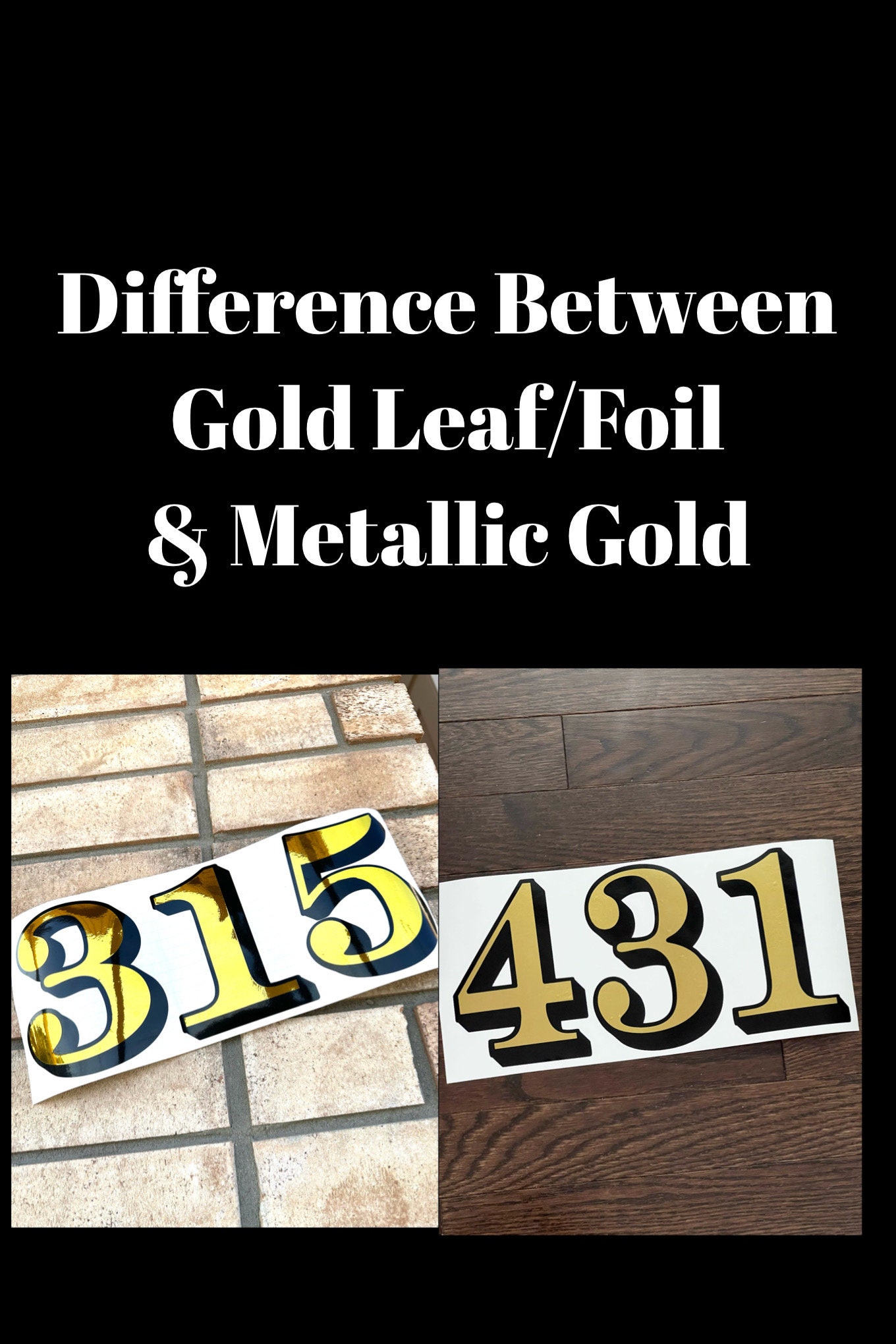 6" Gold Fanlight Transom House Door Number, Victorian Style House ...