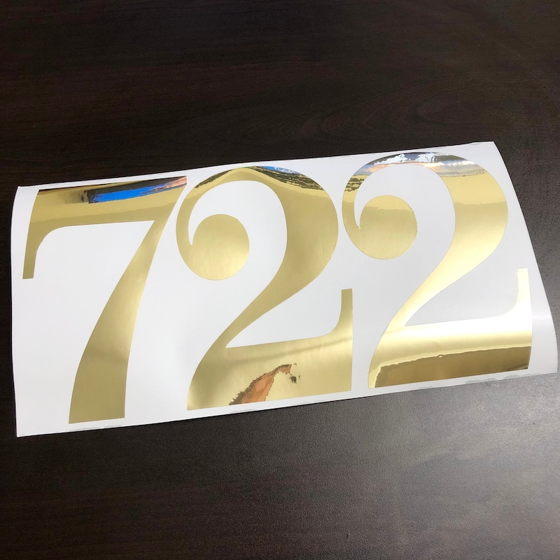 House Number Decal - Etsy