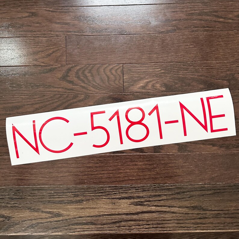 Boat Registration Number Stickers, Boat Registration Numbers Decals ...