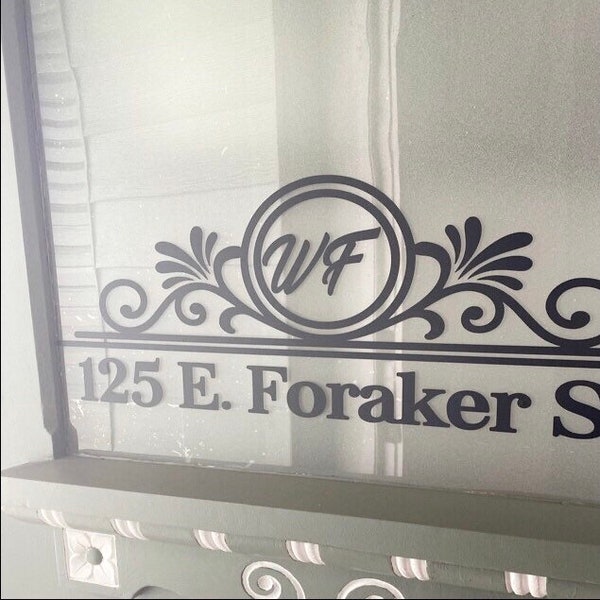 House Number Decal - Etsy