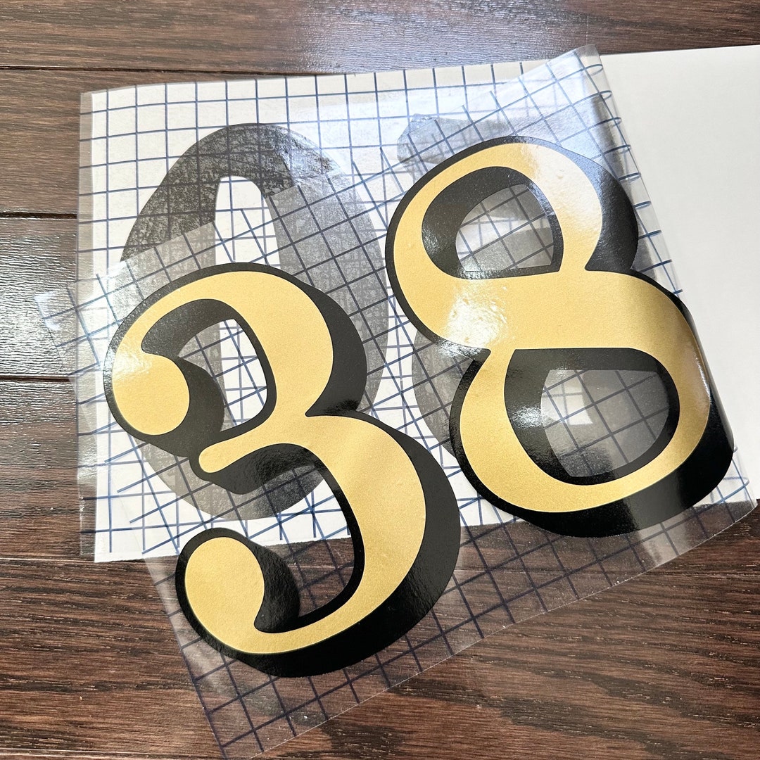 6" Gold Fanlight Transom House Door Number, Victorian Style House ...