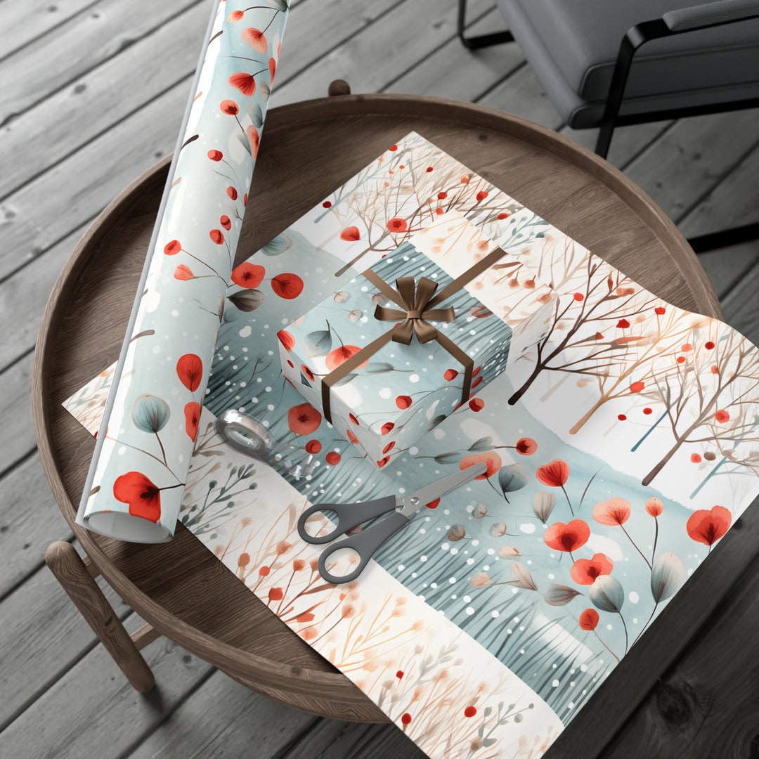 Cute Christmas Wrapping Paper 12 Feet Holiday Gift Wrap - Etsy