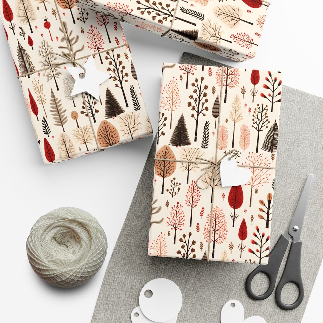 Cute Christmas Wrapping Paper 12 Feet Holiday Gift Wrap - Etsy