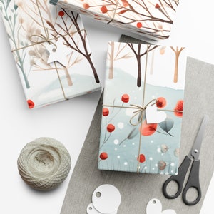Cute Christmas Wrapping Paper 12 Feet Holiday Gift Wrap - Etsy