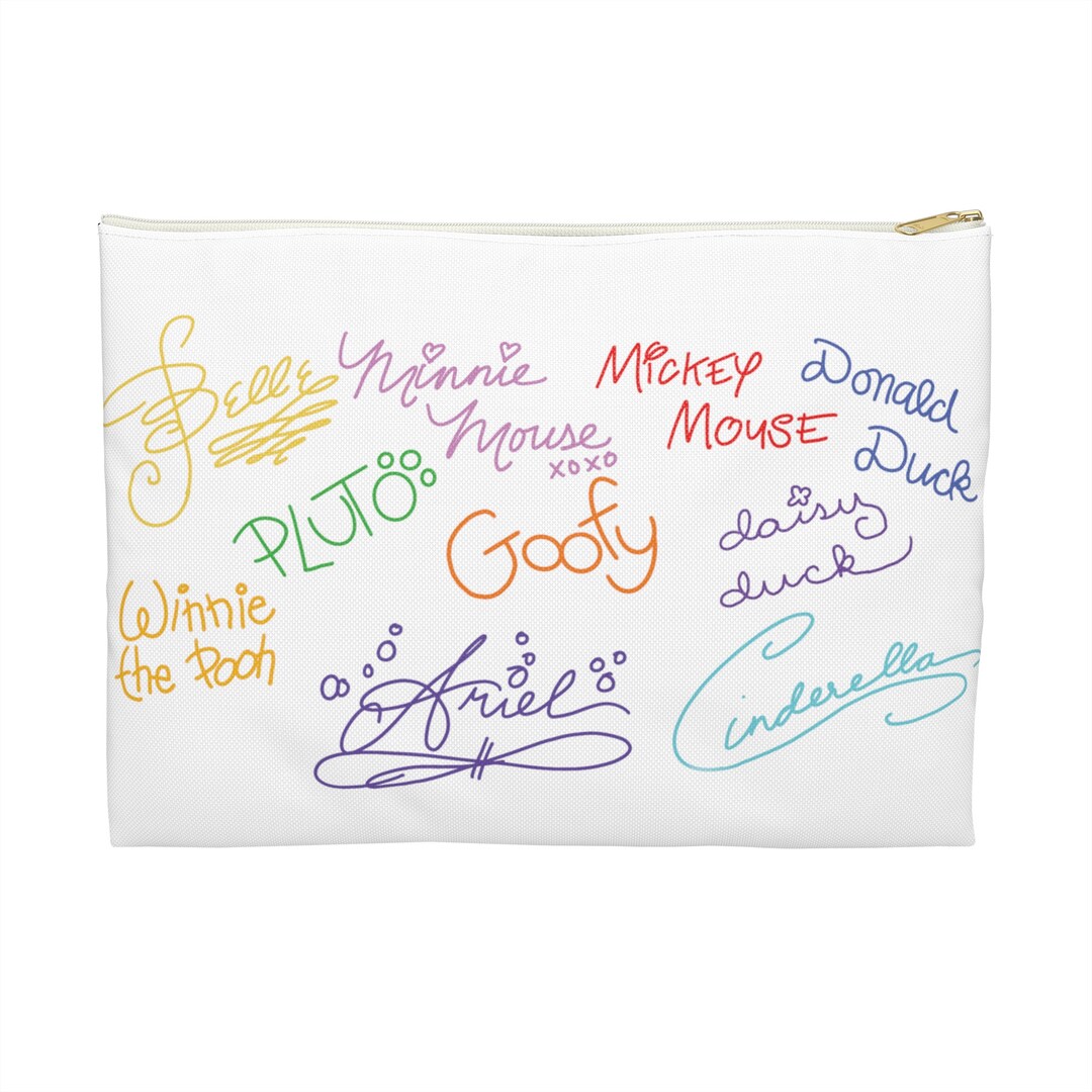 Disney Character Signature Accessory Bag - Etsy