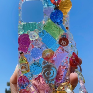 Custom Decoden Phone Case, Crystal Candy Kawaii Style - Etsy