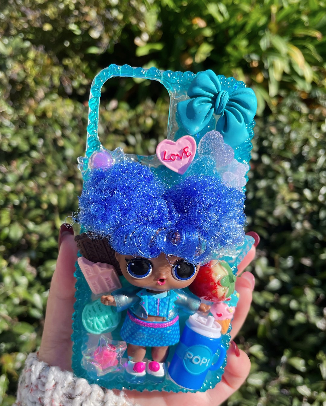 Decoden Phone Case, Made to Order, Dolls Theme, Kawaii Doll Handmade ...