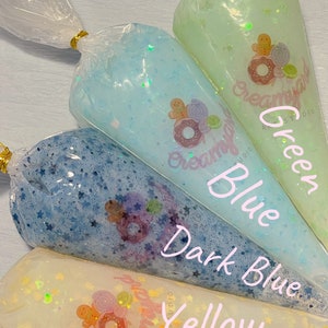 Decoden Cream, 70g, Silicone Whipped Deco Cream, Glitter Filled ...