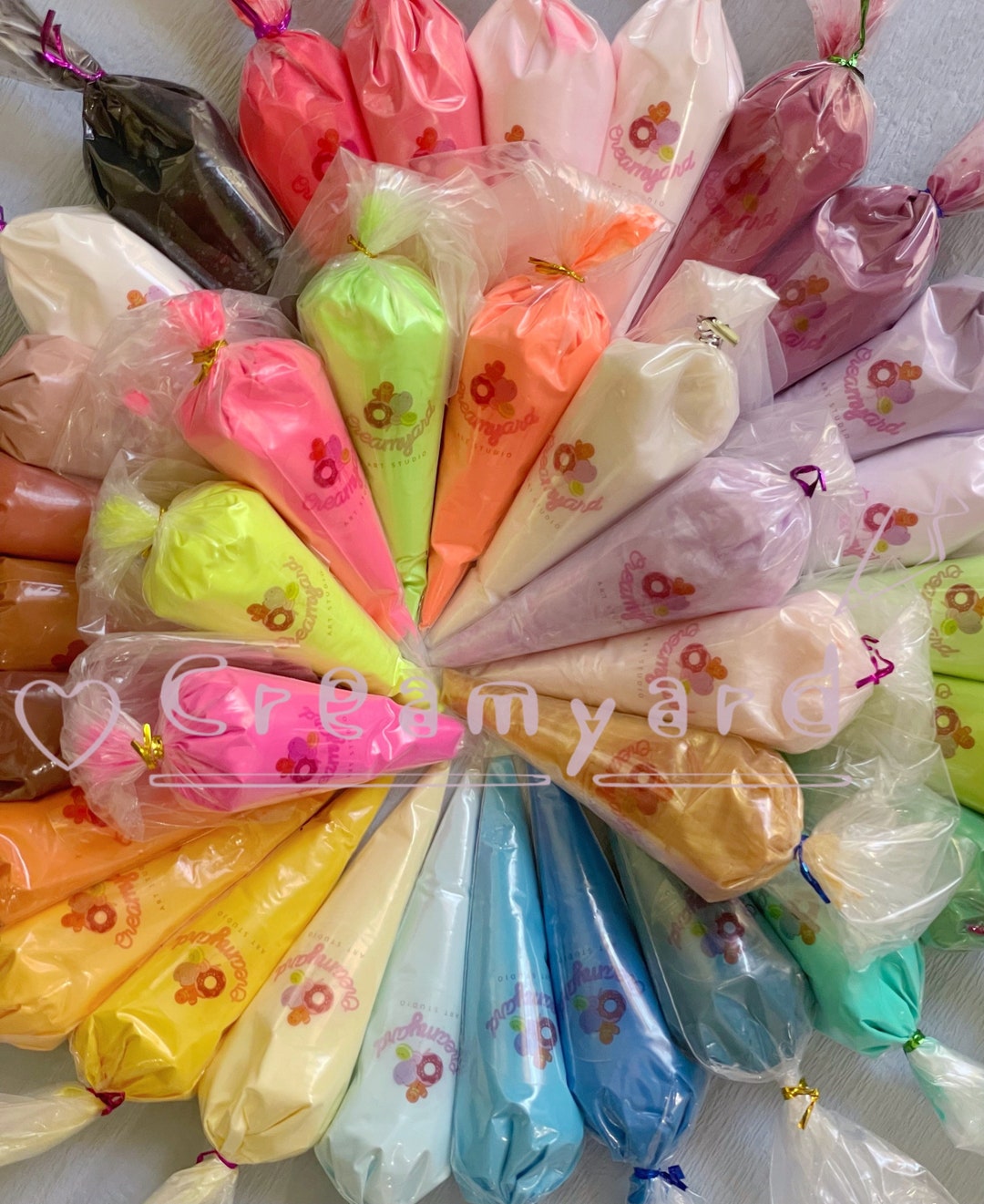 Decoden Cream, 100g, Available in 50 Colors, Clay Based Deco Whipped ...