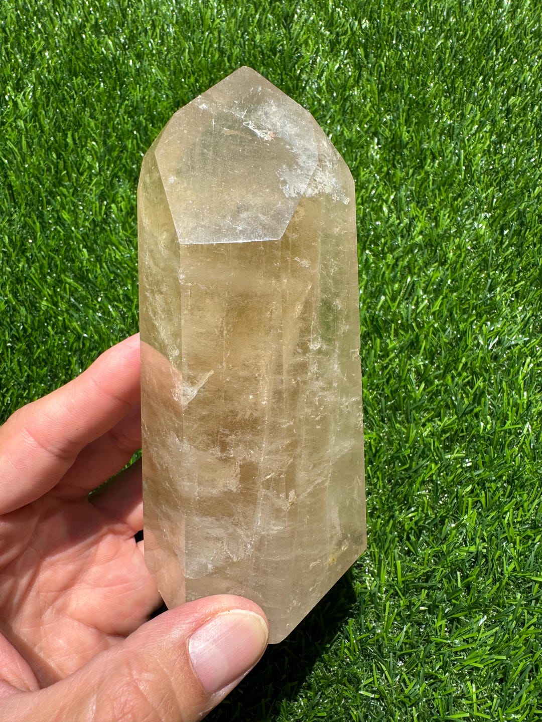 Natural Citrine Tower | Handpicked From Brazil | Polished Real Citrine ...