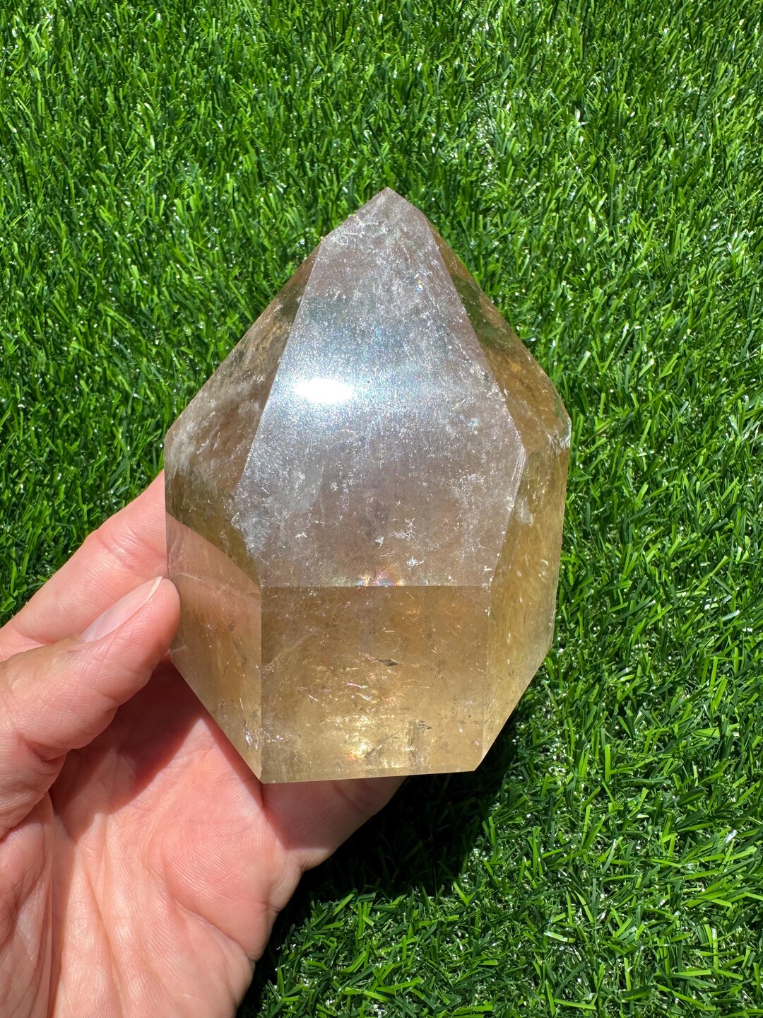 Natural Citrine Tower | Handpicked From Brazil | Polished Real Citrine ...