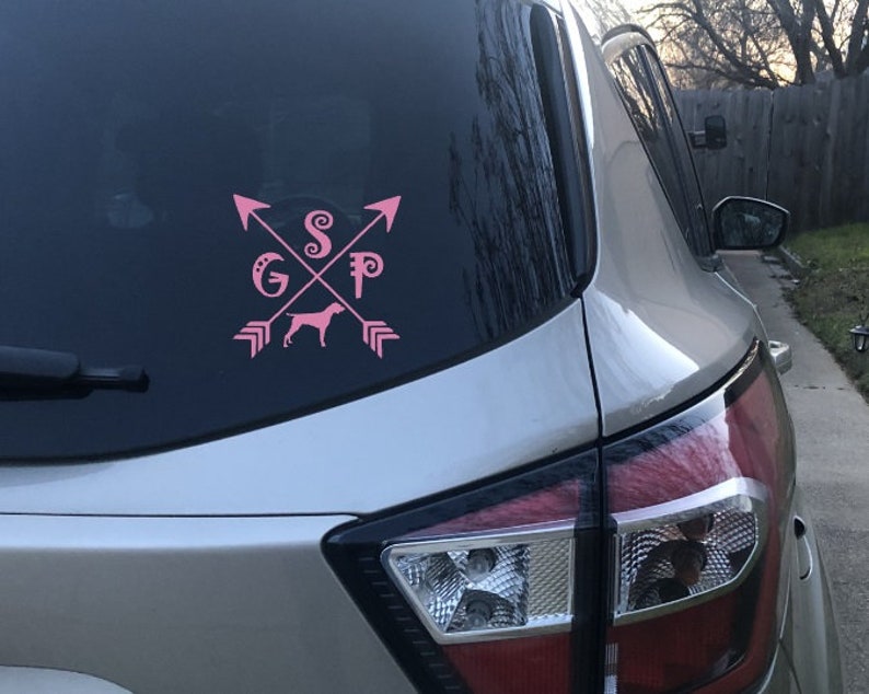 German Shorthaired Pointer Car Decal - GSP Sticker - Pointer Laptop ...
