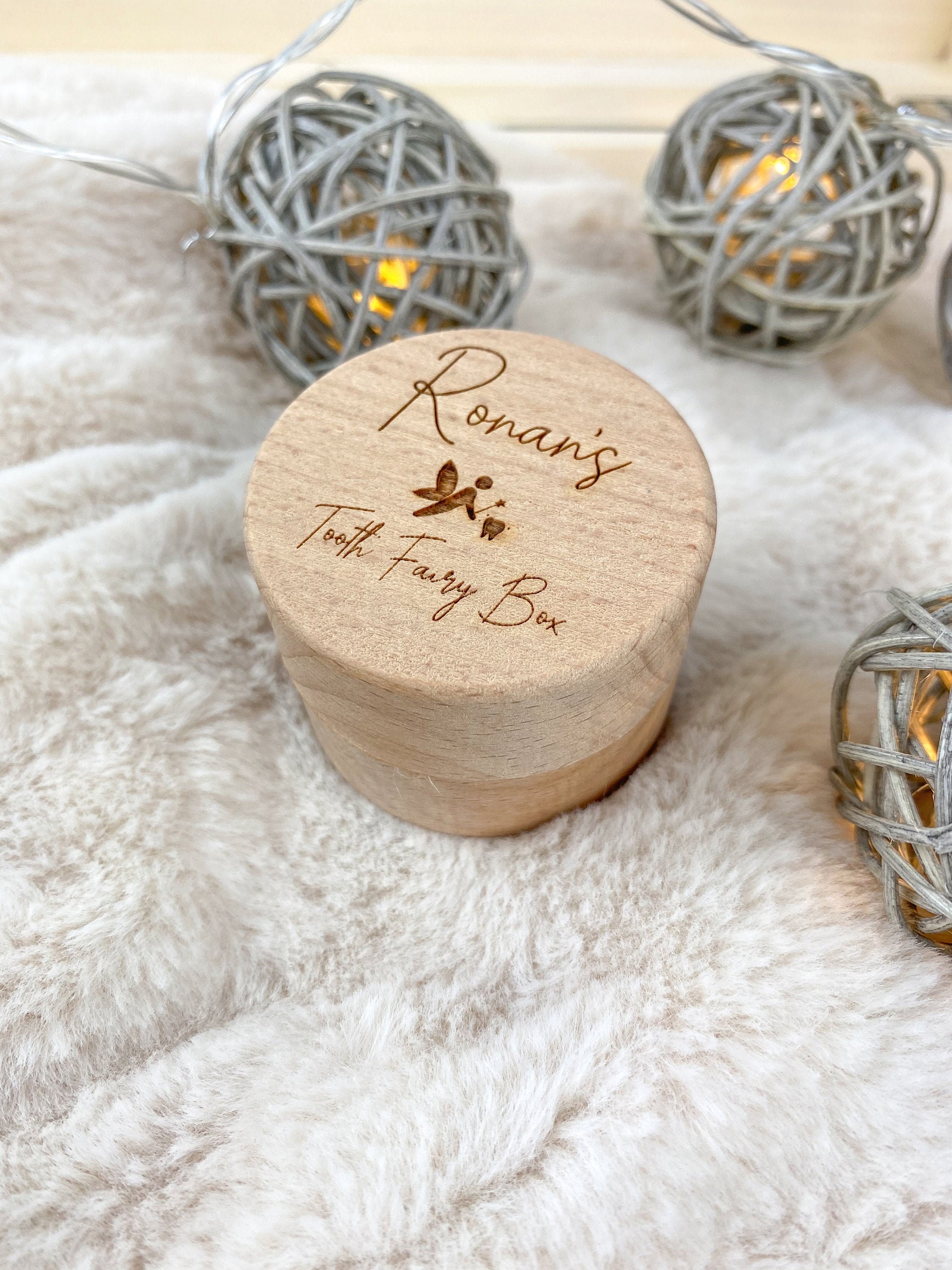 Personalised Tooth Fairy Trinket Box Newborn Gifts - Etsy UK