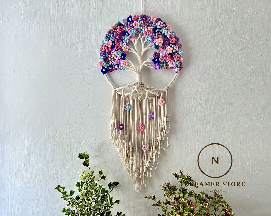 Tree of Life Macrame Wall Hanging, Handmade Macrame Wall Hanging, Gift ...