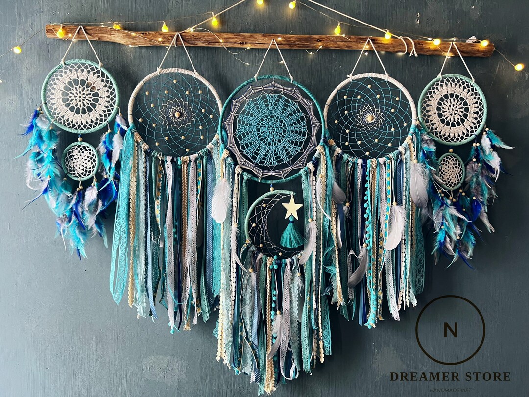 Dream Catcher Hanging by the Bed, Boho Dreamcatcher, Decorating ...