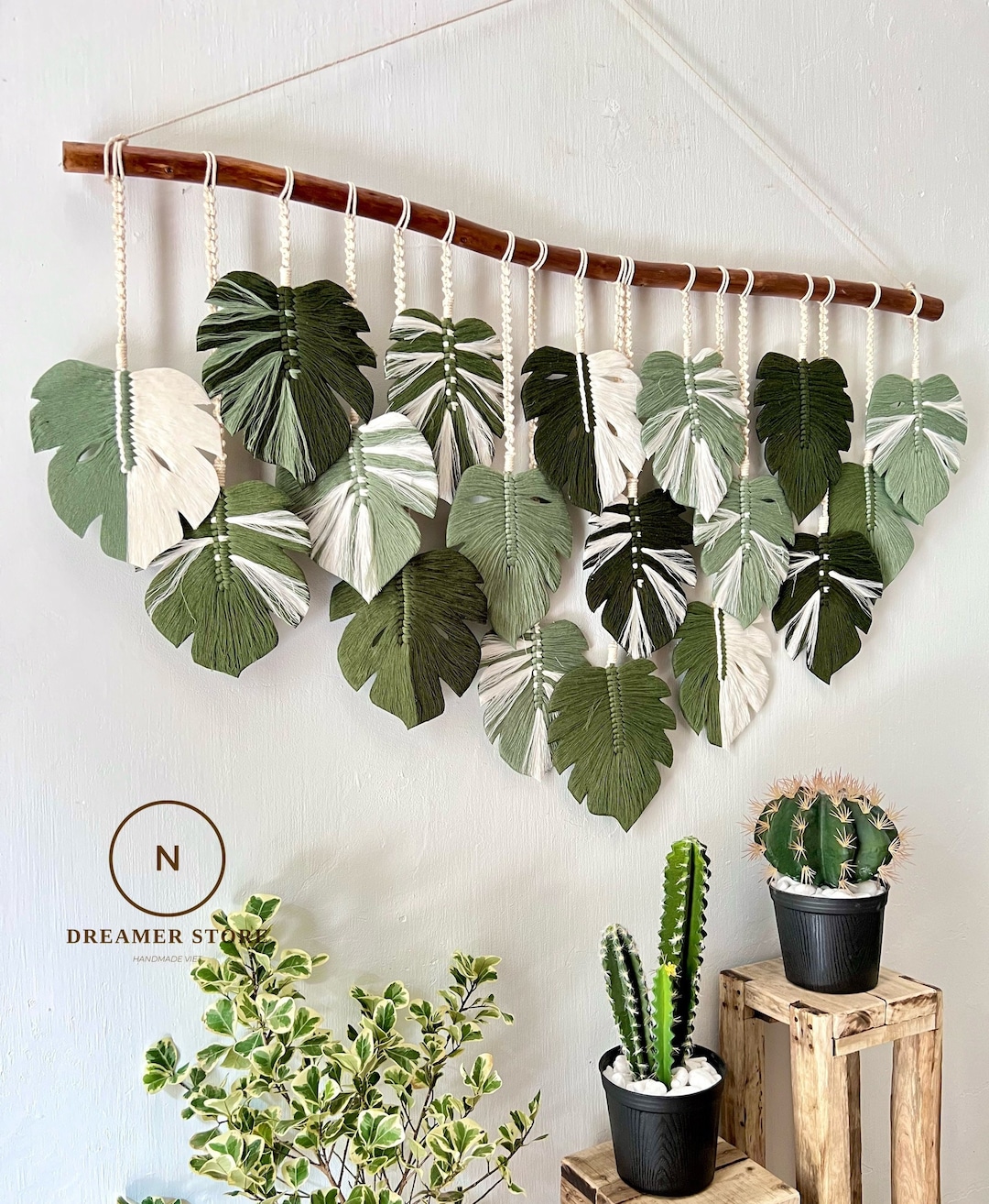 Large Boho Macrame Wall Hanging, Macrame Feather Wall Hanging, Gift for ...