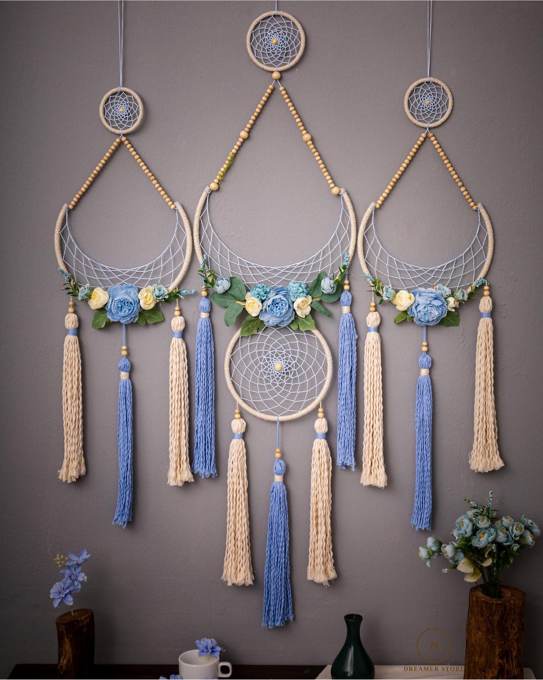 Dreamcatcher Wall Hanging, Dreamcatcher Decorate the Headboard ...