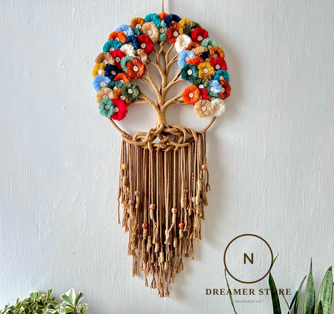 Tree of Life Macrame Wall Hanging, Handmade Macrame Wall Hanging, Gift ...