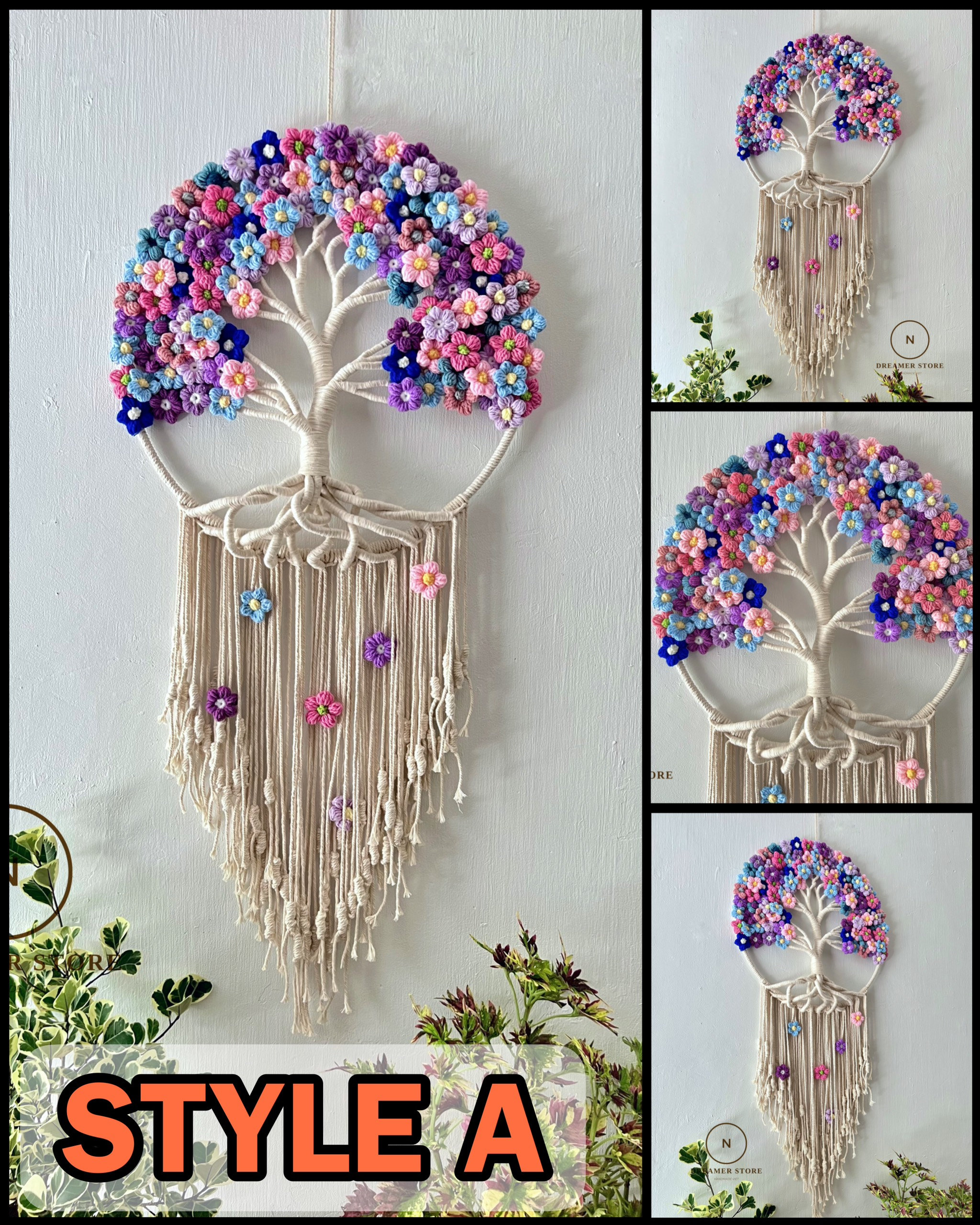 Tree of Life Macrame Wall Hanging Handmade Macrame Wall - Etsy