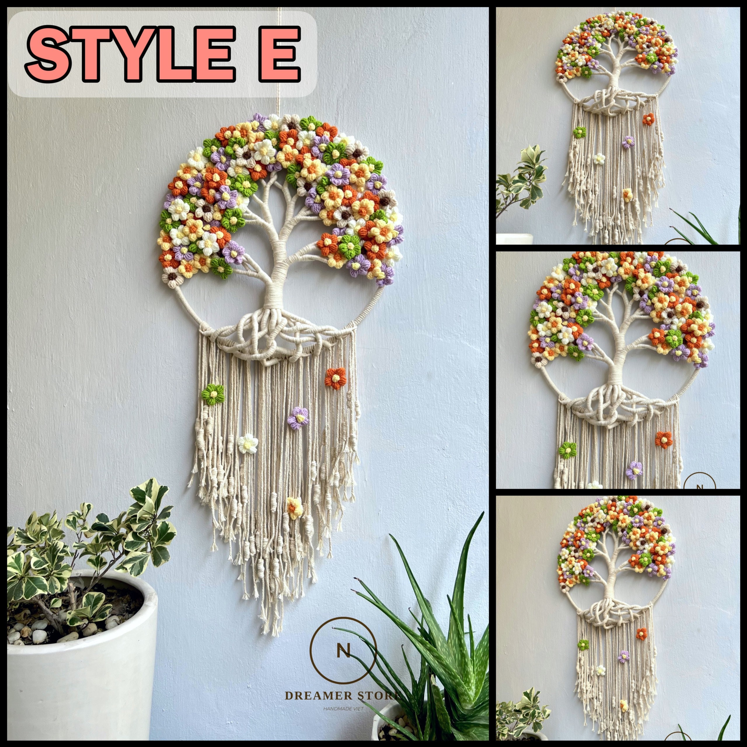 Tree of Life Macrame Wall Hanging Handmade Macrame Wall - Etsy