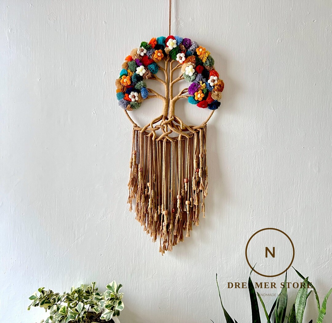 Tree of Life Macrame Wall Hanging, Handmade Macrame Wall Hanging, Gift ...