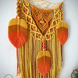 Dreamcatcher Macrame Sun Moon Star, Bedroom Decoration, Solar House ...