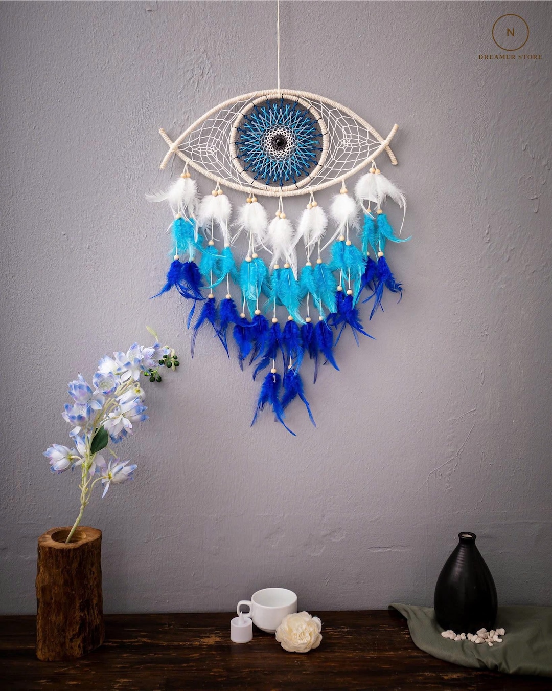 Dream Catcher Magic Eye, Native Dreamcatcher, Boho Home Decor, Gift for ...