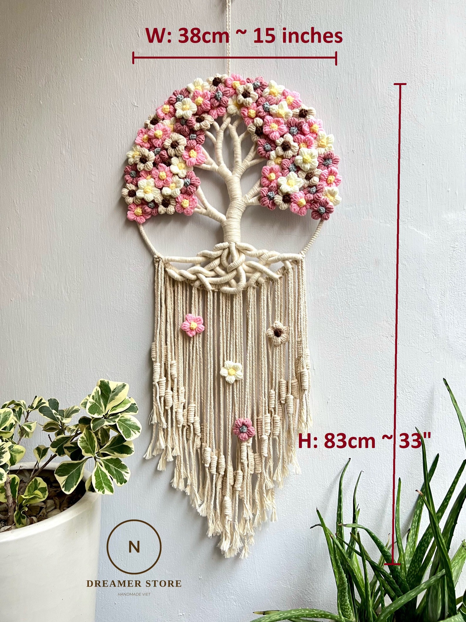 Tree of Life Custom Macrame Tree of Life Macrame Wall - Etsy