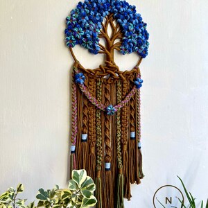 Rustic Handmade Macrame Tree of Life, Tree of Life Macrame Wall Hanging ...