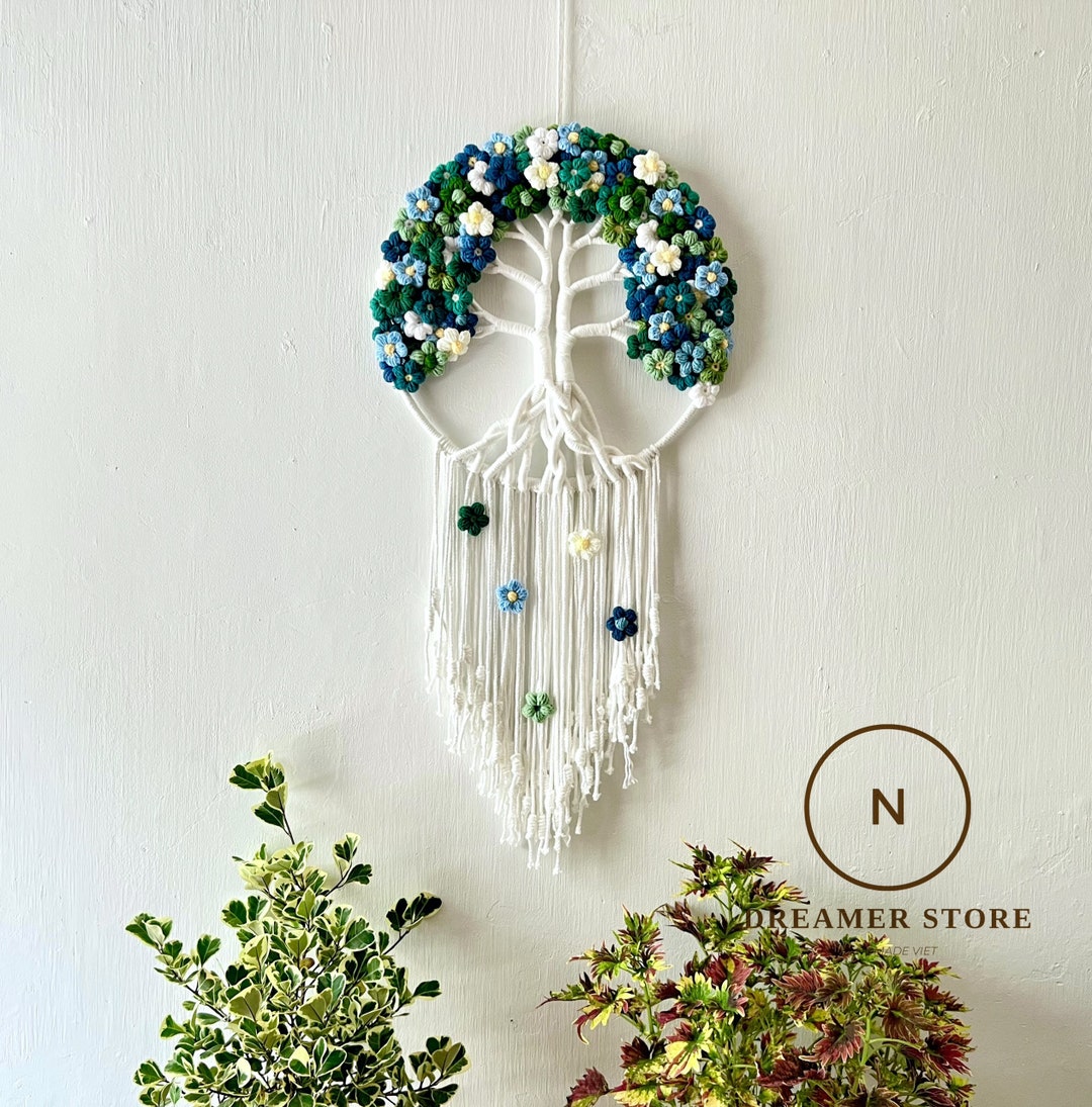 Tree of Life Macrame Wall Hanging, Handmade Macrame Wall Hanging, Gift ...