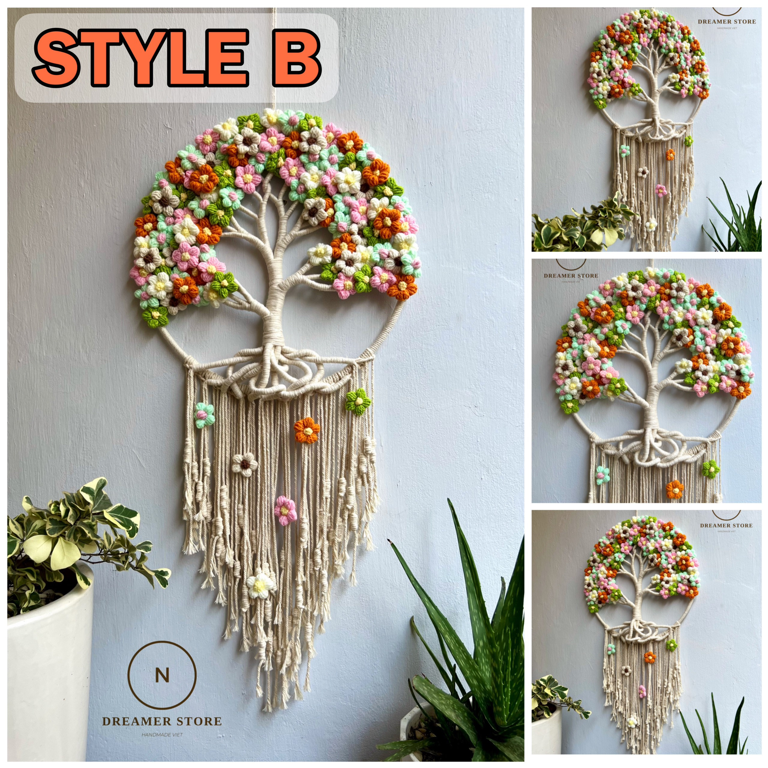 Tree of Life Macrame Wall Hanging Handmade Macrame Wall - Etsy