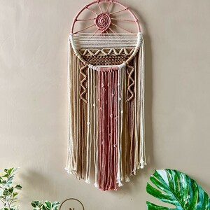 Sunrise Macrame Dream Catcher Set, Home Decoration Dreamcatcher ...