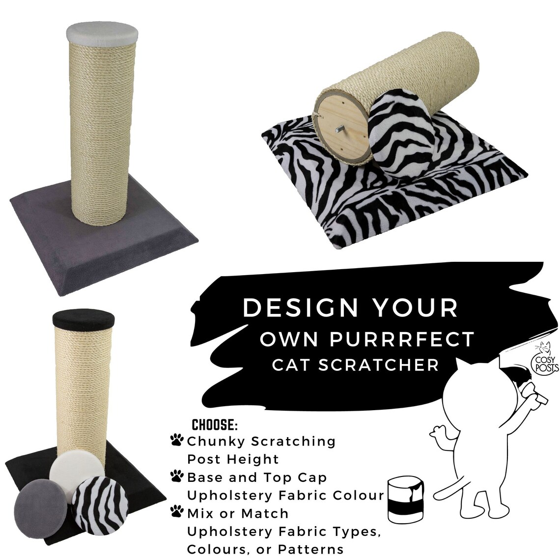 BIGGEST and STRONGEST Cat Post Heavy Base Custom Cat - Etsy UK