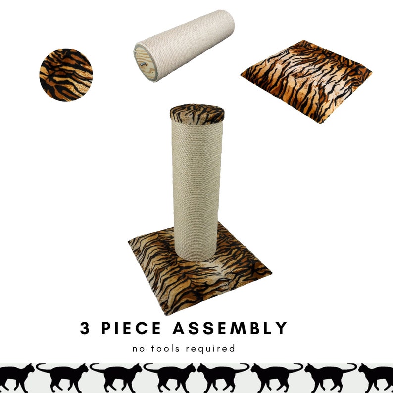 BIGGEST and STRONGEST Cat Post, Heavy Base, Custom Cat Scratcher ...