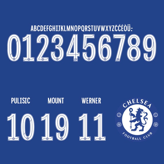 Pack Font Vector Chelsea FC 2022/2023 Shield/logo In SVG