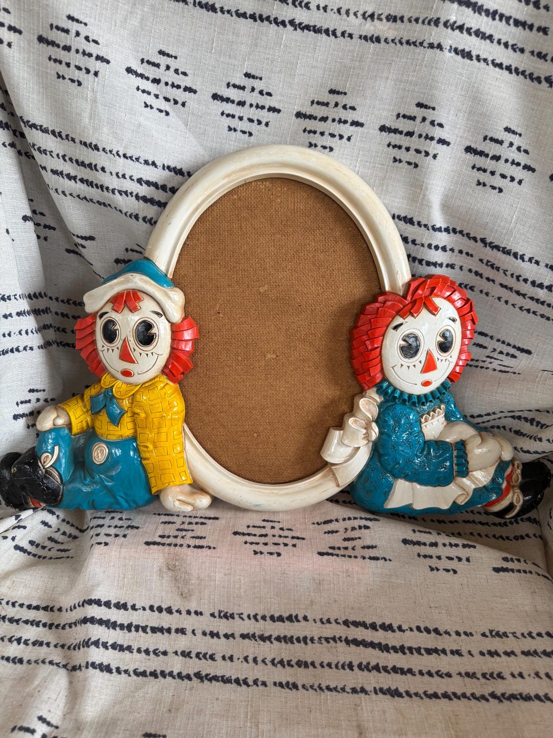 Vintage 1977 Raggedy Ann & Andy Frame 13 1/4” T X 20 5/8” W - Etsy