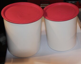 Tupperware Pink Canister | Etsy