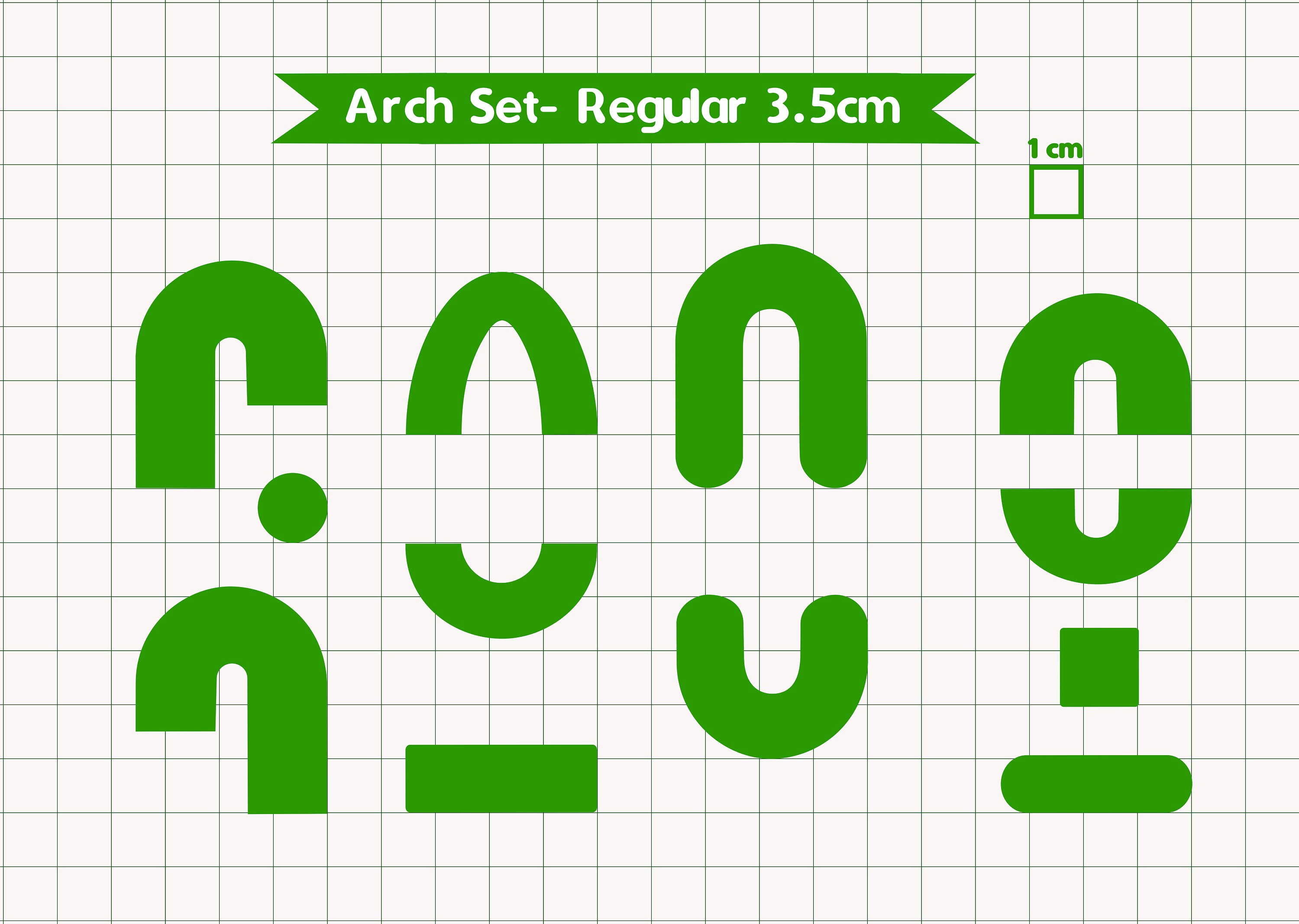 Arch Cutter Set of 12 L U Shaped Cutters L Arch Cutters L | Etsy