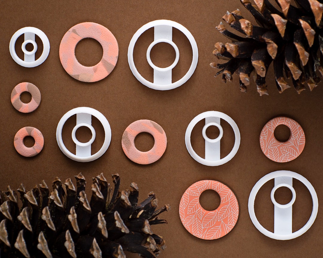 Donut Polymer Clay Cutters | Circle Donut Cutter Shapes | Earring ...